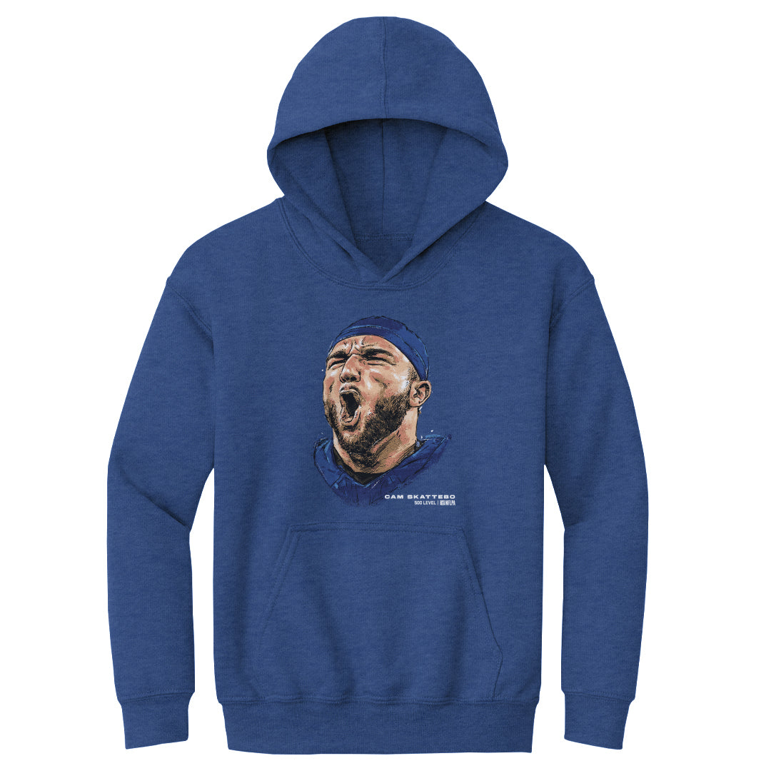 Cam Skattebo Youth Hoodie | New York Football Kids Youth Hoodie | 500 ...