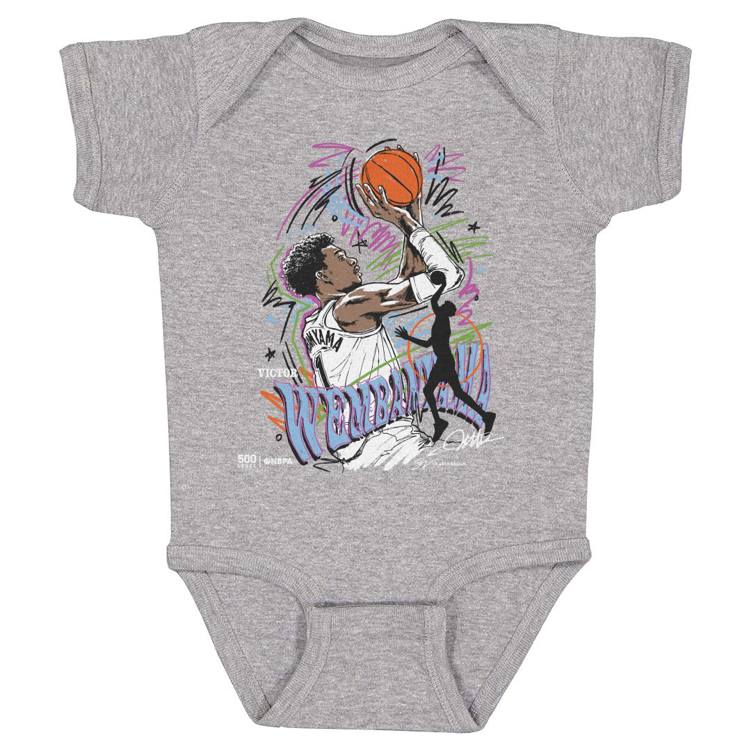 Victor Wembanyama Baby Clothes | San Antonio NBPA & GV Art Kids Baby ...