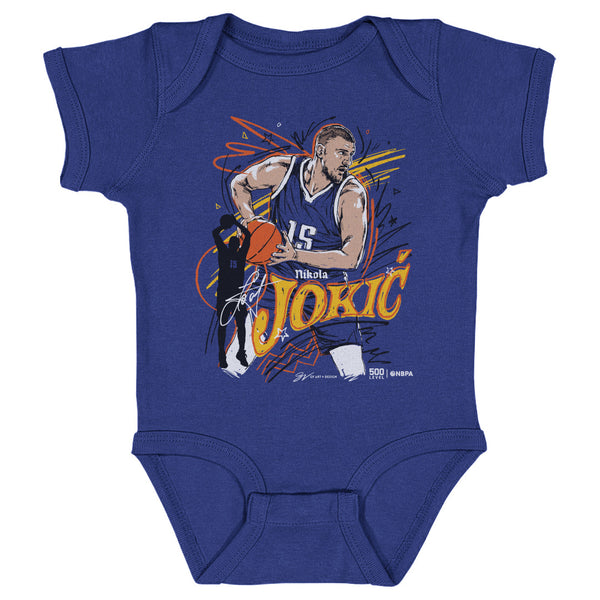 Nikola Jokic Baby Clothes | Denver NBPA & GV Art Kids Baby Onesie | 500 ...