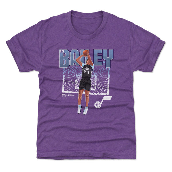 Ace Bailey Youth Shirt | Utah NBA & NBPA & Image Kids T-Shirt | 500 ...