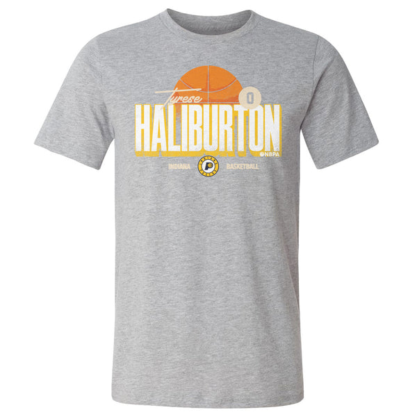 Tyrese Haliburton Shirt | Indiana NBA & NBPA Men's Cotton T-Shirt | 500 ...