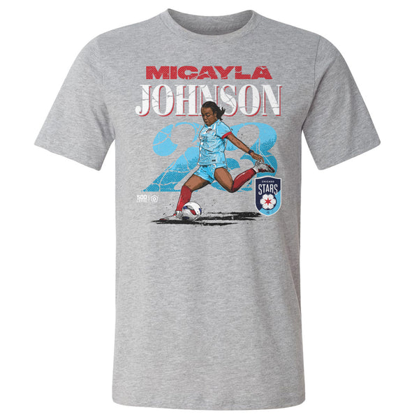 Micayla Johnson Shirt | Chicago NWSL & NWSLPA Men's Cotton T-Shirt ...