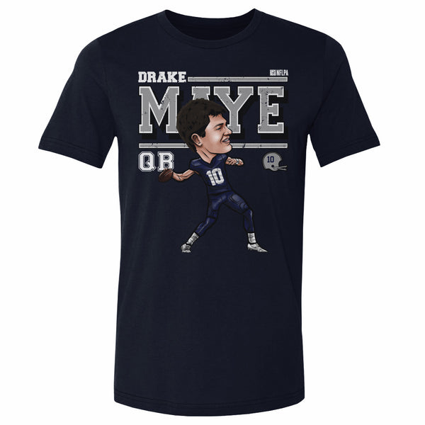 Drake Maye Shirt | New England Football Men's Cotton T-Shirt | 500 ...