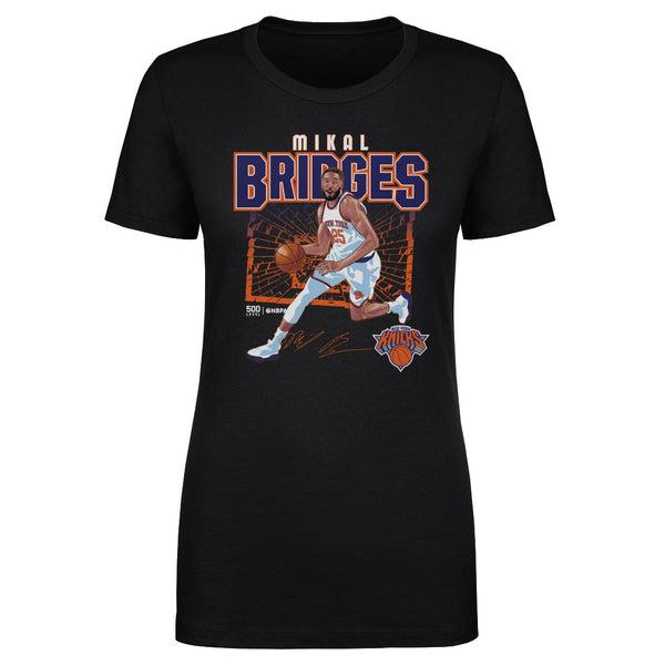 Mikal Bridges Women's Shirt | New York NBA & NBPA & Image Women's T ...