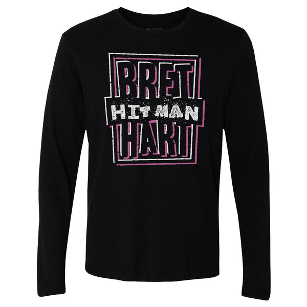 Bret Hart Men's Long Sleeve T-Shirt | Legends WWE Men's Long Sleeve T ...