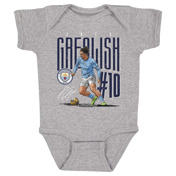 Jack Grealish Baby Clothes | Manchester Premier League Kids Baby Onesie ...