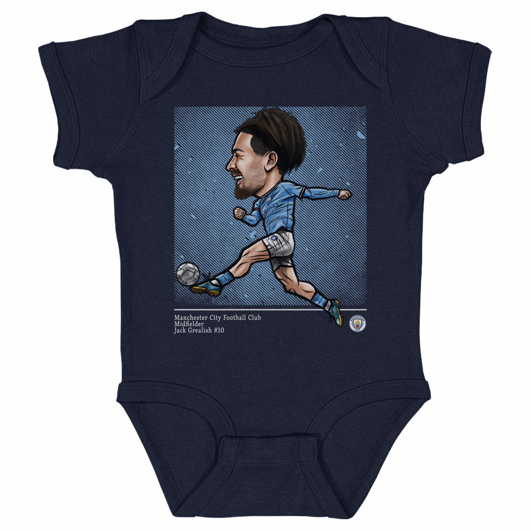 Jack Grealish Baby Clothes | Manchester Premier League Kids Baby Onesie ...