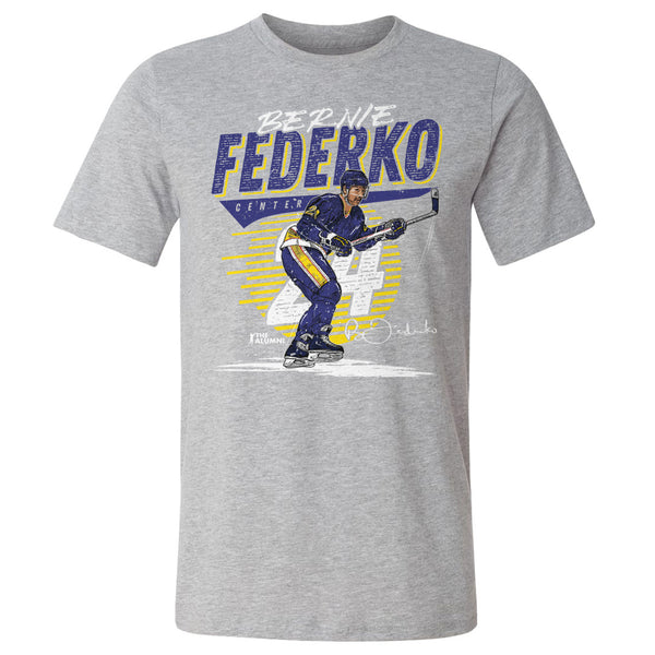 Bernie Federko Shirt | St. Louis NHLA Men's Cotton T-Shirt | 500 Level ...