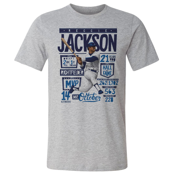 Reggie Jackson Shirt | New York Throwbacks Men's Cotton T-Shirt | 500 ...