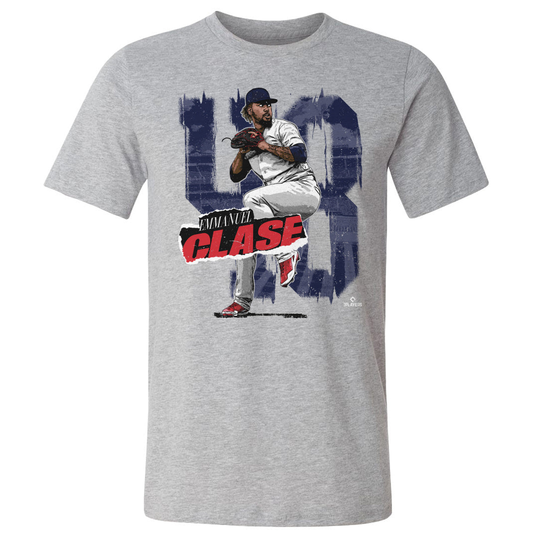 Emmanuel Clase Cleveland Rough Men's Cotton T-Shirt – 500 LEVEL